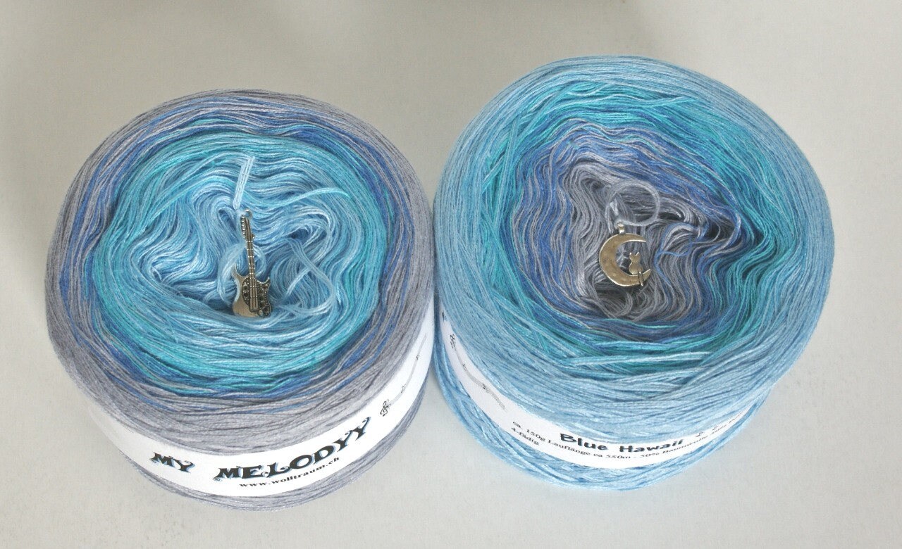 Blue Hawaii - Crochet Yarn - Knitting Yarn - Melodyy by Wolltraum ...