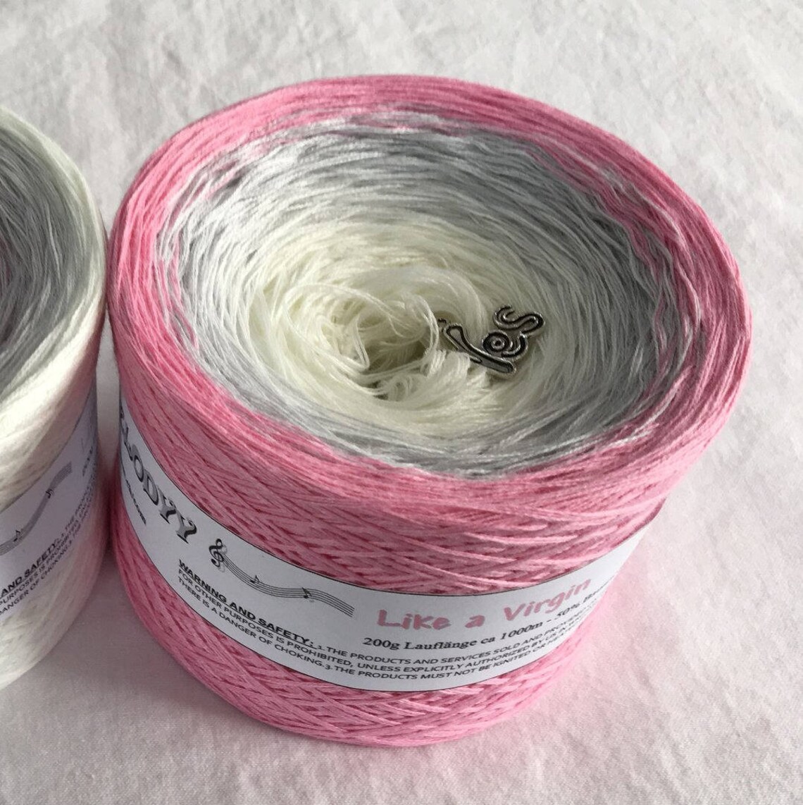Like A Virgin Colorful Yarn Pink Cotton Yarn Crochet - Etsy