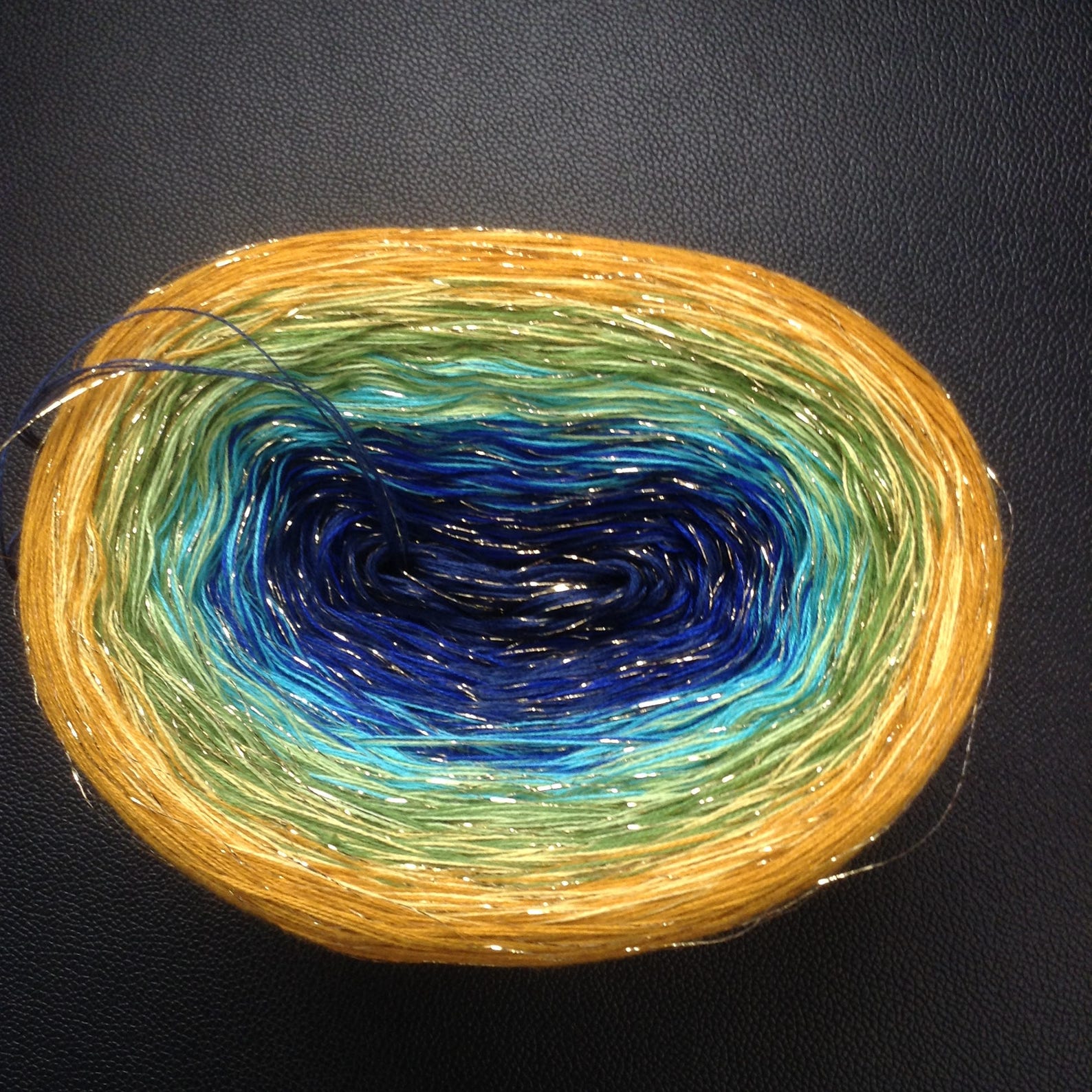 Peacock Custom Color Yarn Glitter Yarn Cotton Yarn | Etsy