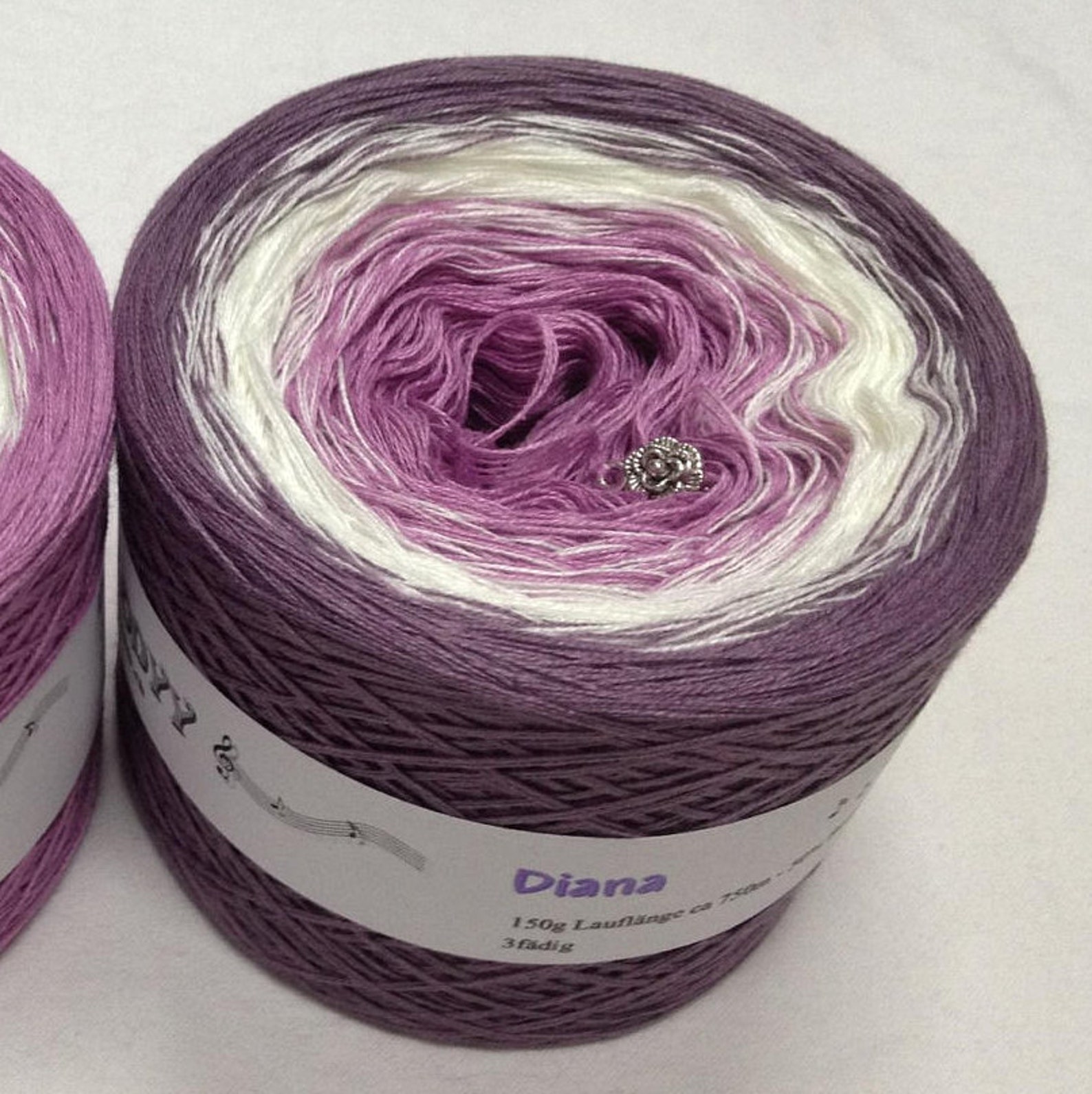 Diana - Purple Crochet Yarn - Purple Knitting Yarn - Melodyy by ...