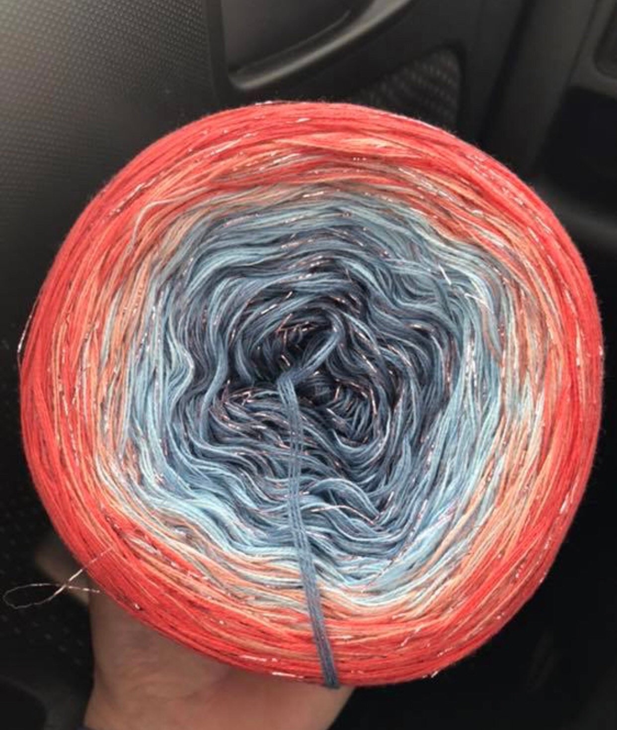 Desert Sunset Custom Color Yarn Glitter Yarn Cotton Yarn - Etsy