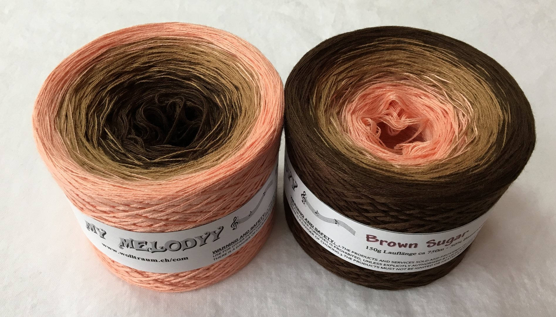 Brown Sugar - Brown Crochet Yarn - Knitting Yarn - Wolltraum Yarn ...