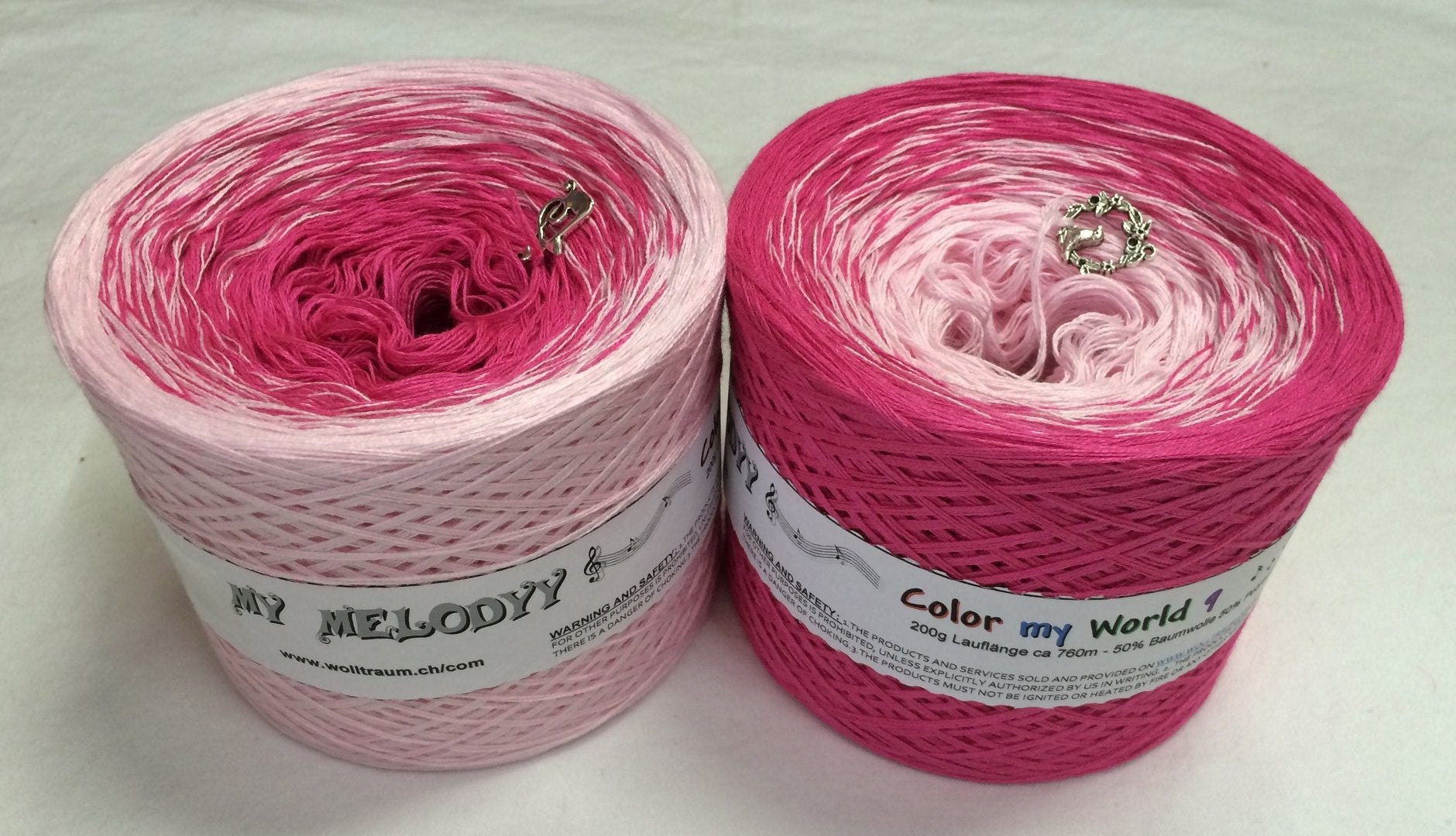 Color My World 9 Shades of Pink Yarn Baby Pink Yarn | Etsy