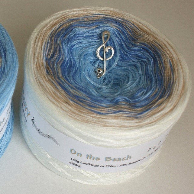 On the Beach 4 Ply Gradient Yarn Cotton Acrylic Yarn | Etsy