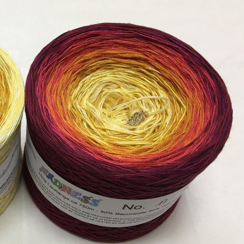 Madness Collection #17 - Fall Yarn - Autumn Yarn - Cotton Yarn ...