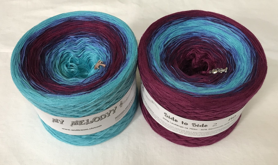 Side to Side 2 - Mirrored Gradient - Repeat Gradient Yarn - Gradient ...
