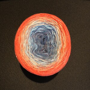 Desert Sunset - Custom Color Yarn - Glitter Yarn - Cotton Yarn ...