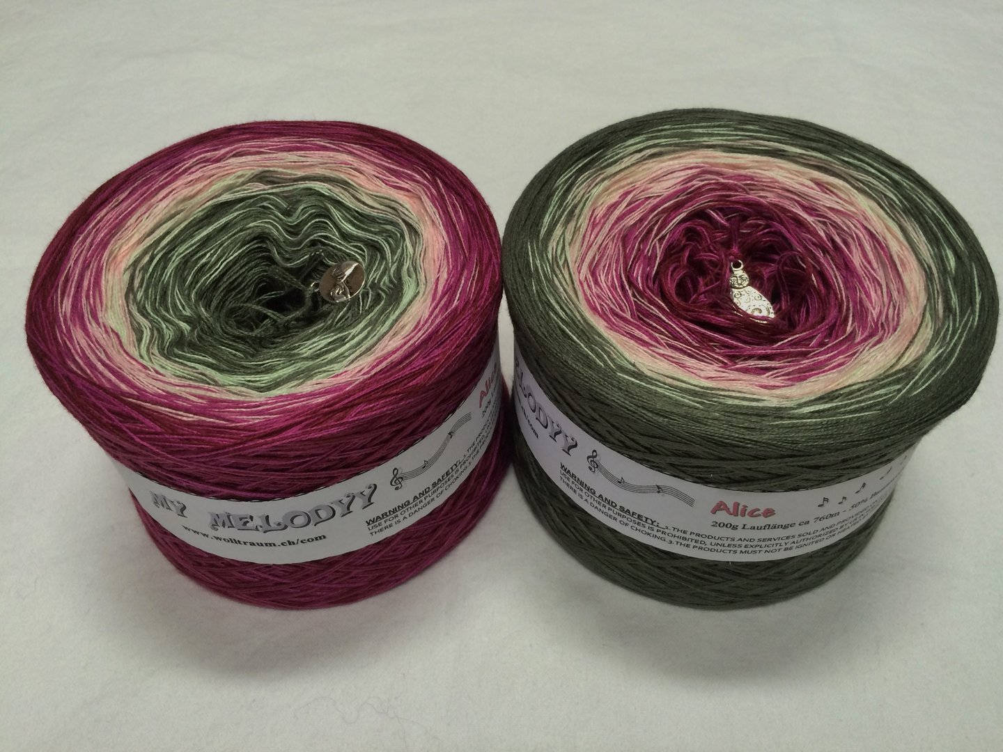 Alice Green Gradient Yarn Green Cotton Yarn Green | Etsy