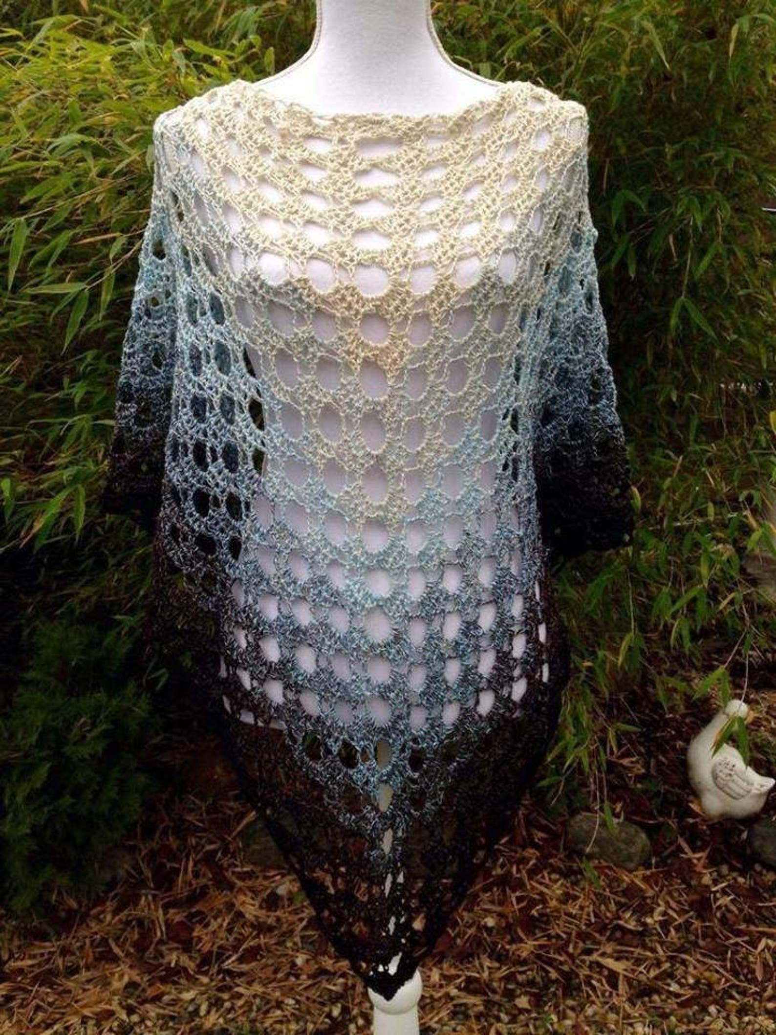 Maybe 4 Ply Blue Gradient Yarn Crochet Yarn Knitting | Etsy