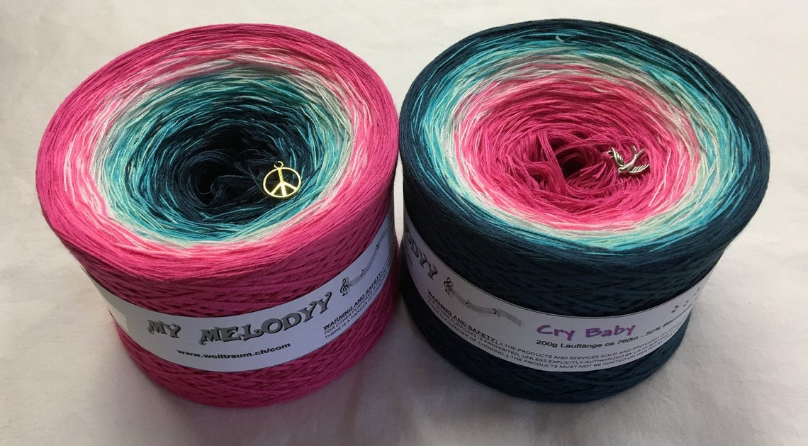 Cry Baby Crochet Yarn Cotton Yarn Acrylic Yarn - Etsy