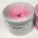 Whisper Pink Gradient Yarn Cotton Acrylic Yarn Blend Hand Tied Yarn DK ...