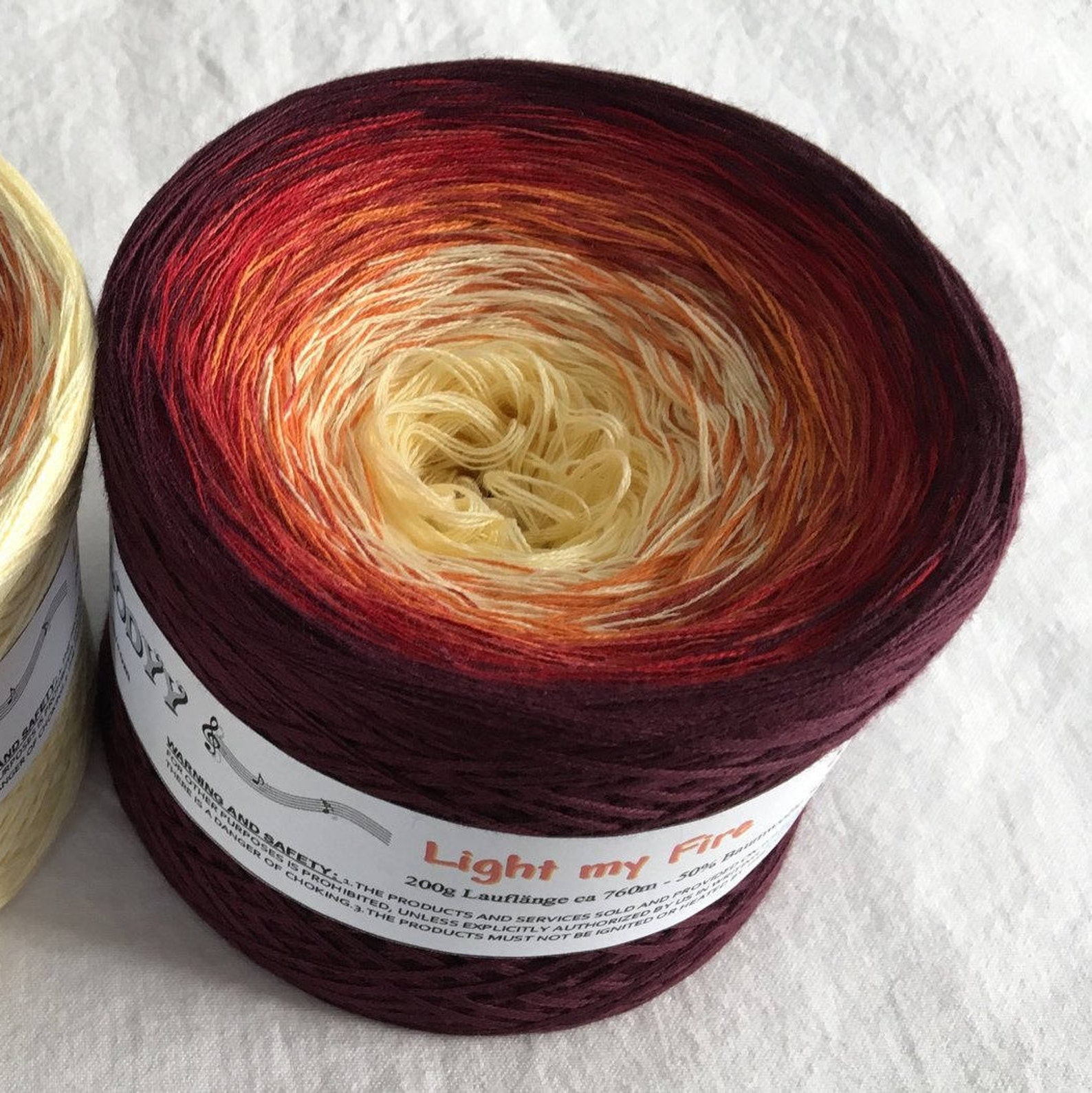 Light My Fire Gradient Yarn Fire Yarn Flame Yarn Ombre | Etsy