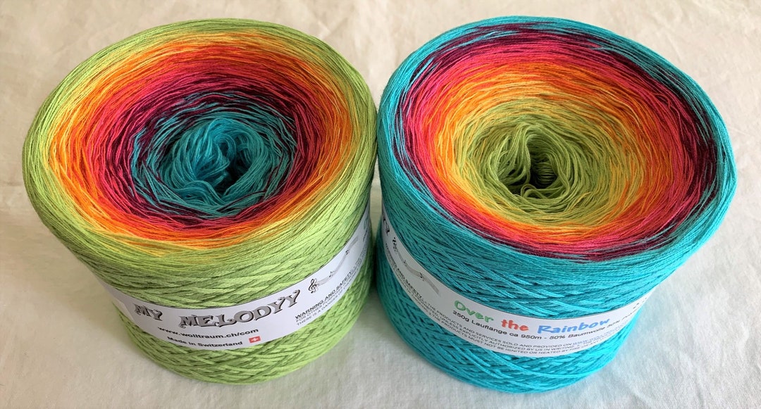 Over the Rainbow - Bright Yarn - Neon Yarn - Crochet Yarn - Knitting ...