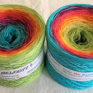 Over the Rainbow Bright Yarn Neon Yarn Crochet Yarn - Etsy