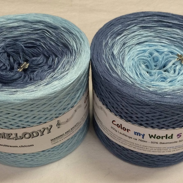 Blue Yarn - Etsy