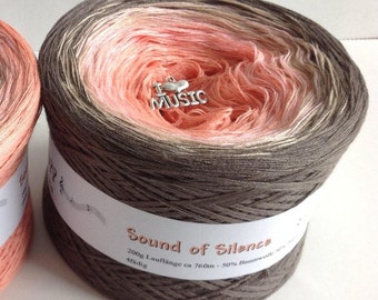 Venus Pink Gradient Yarn Pastel Gradient Yarn Light - Etsy