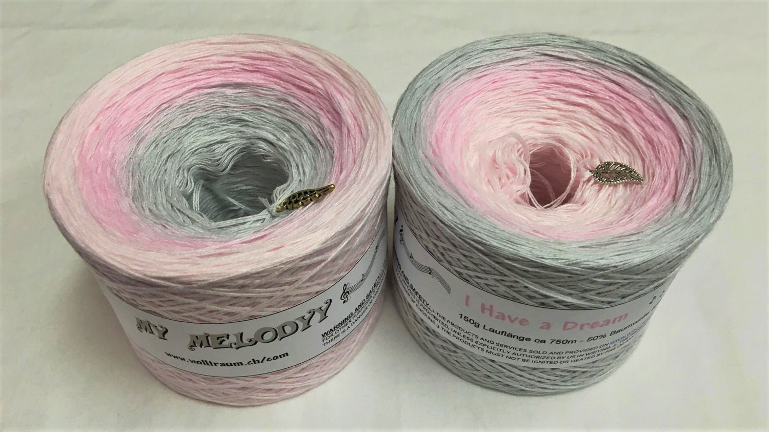 I Have A Dream Pastel Pink Gradient Yarn Gray Yarn - Etsy