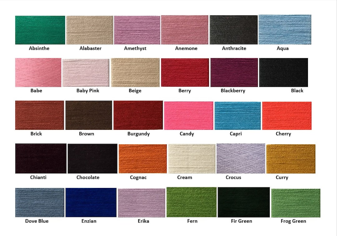 Single Color Yarn #1 (A Through N Names) - Uni Cakes - Wolltraum Yarn ...