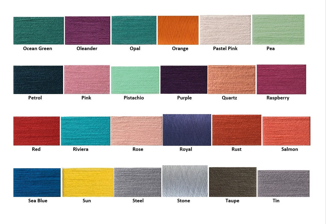 Single Color Yarn #2 (O Through Z Names) - Solid Yarn Cake - Uni Yarn ...