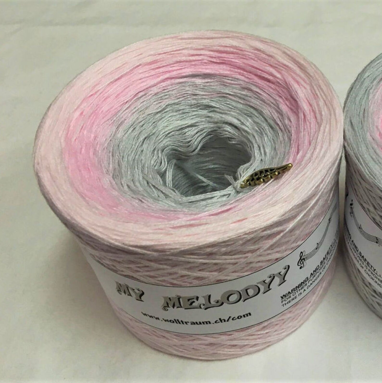 I Have A Dream Pastel Pink Gradient Yarn Gray Yarn - Etsy