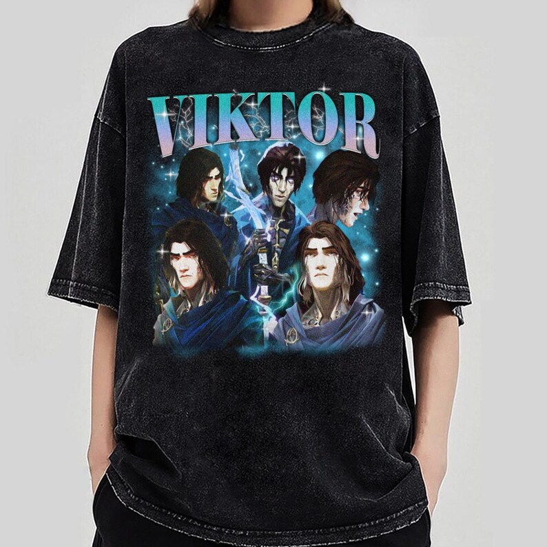 Viktor Arcane Shirt Png, Vintage Streetwear League of Legends Png ...