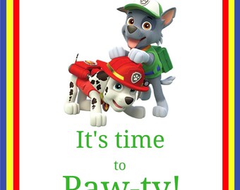 Paw patrol quotes | Etsy