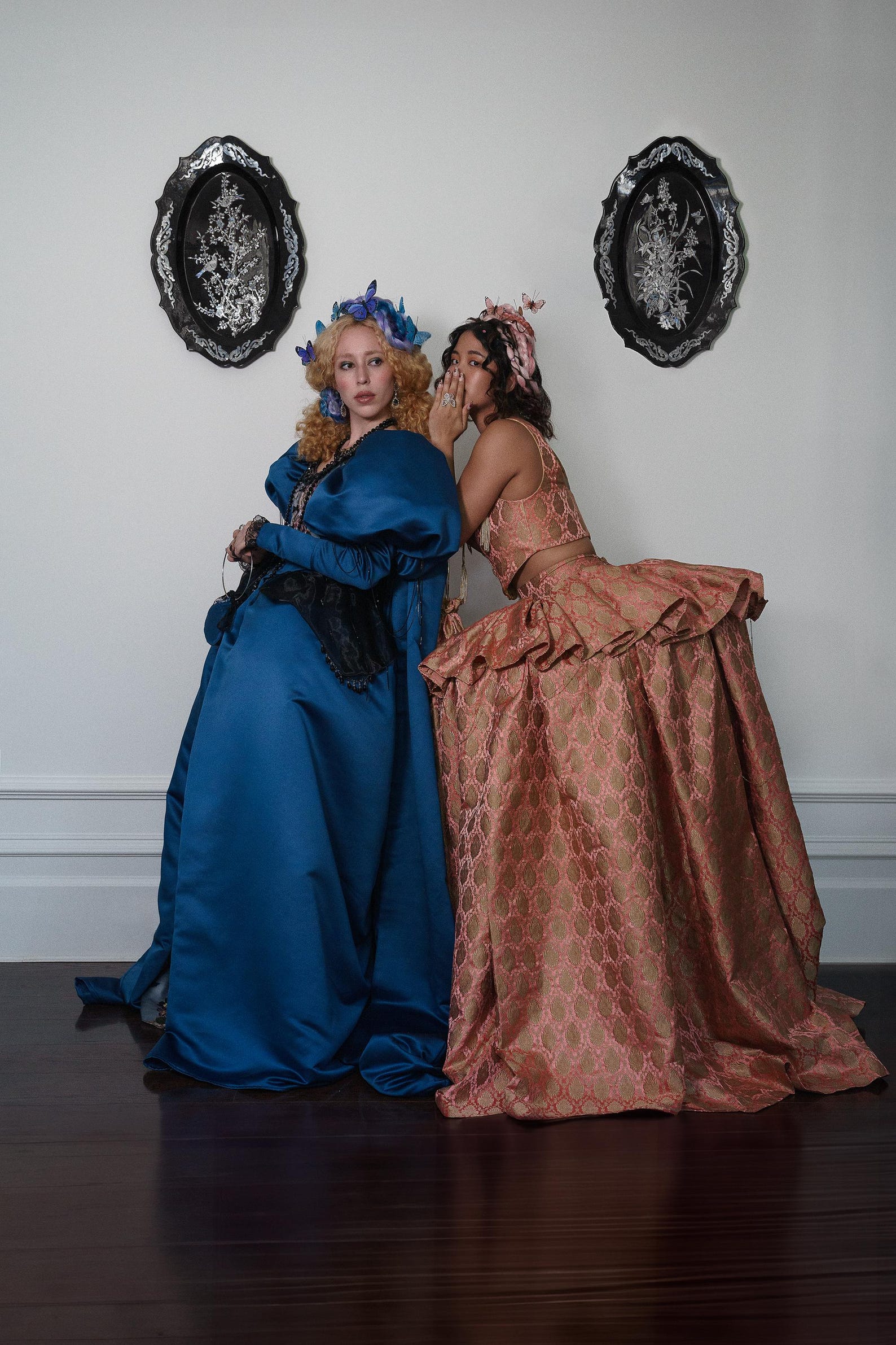 Queen Elizabeth, Renaissance Dress, Cartridge Pleats, Rosy, Gold ...