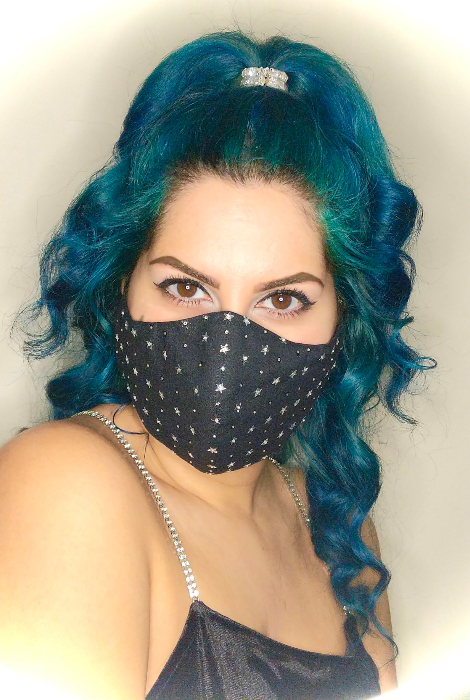 Superstar- 2-ply Cotton Star Sequins Face Mask - Etsy