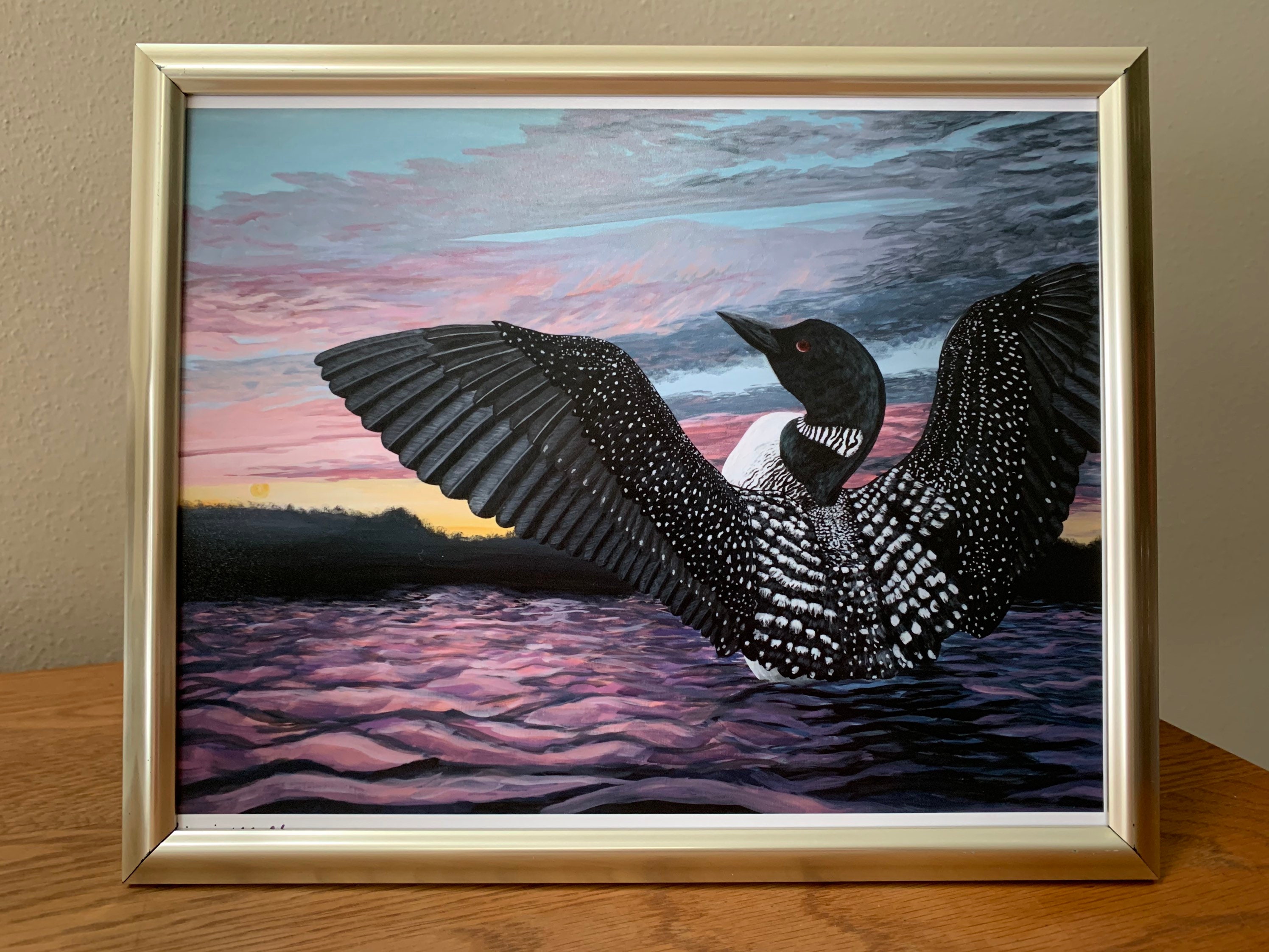 Loon Art Print Common Loon Nature Wall Art Wildlife | Etsy