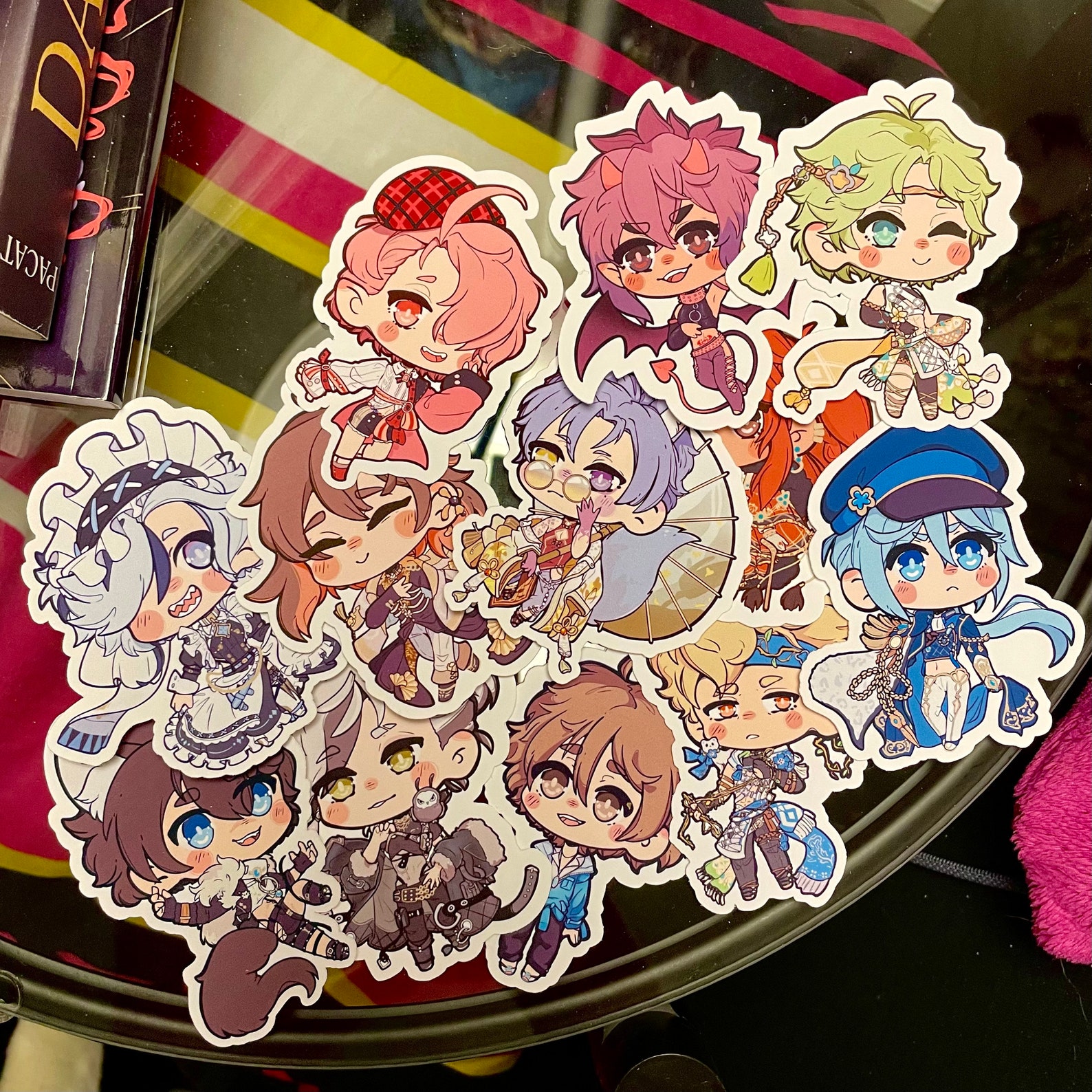 Nu: Carnival Stickers 3 Die-cut Matte - Etsy