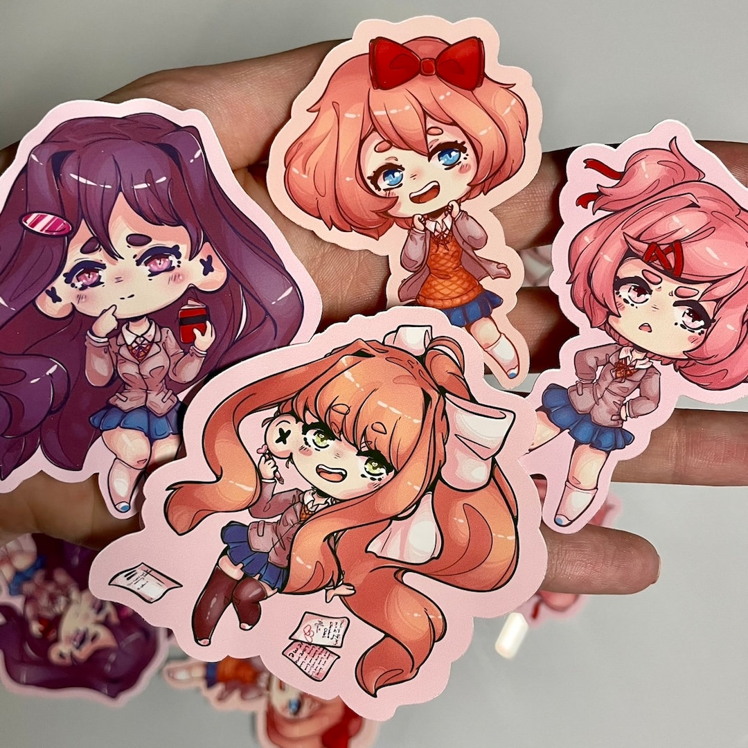 Doki Doki Literature Club Chibi Stickers! (3". Die-cut, Matte) - Etsy