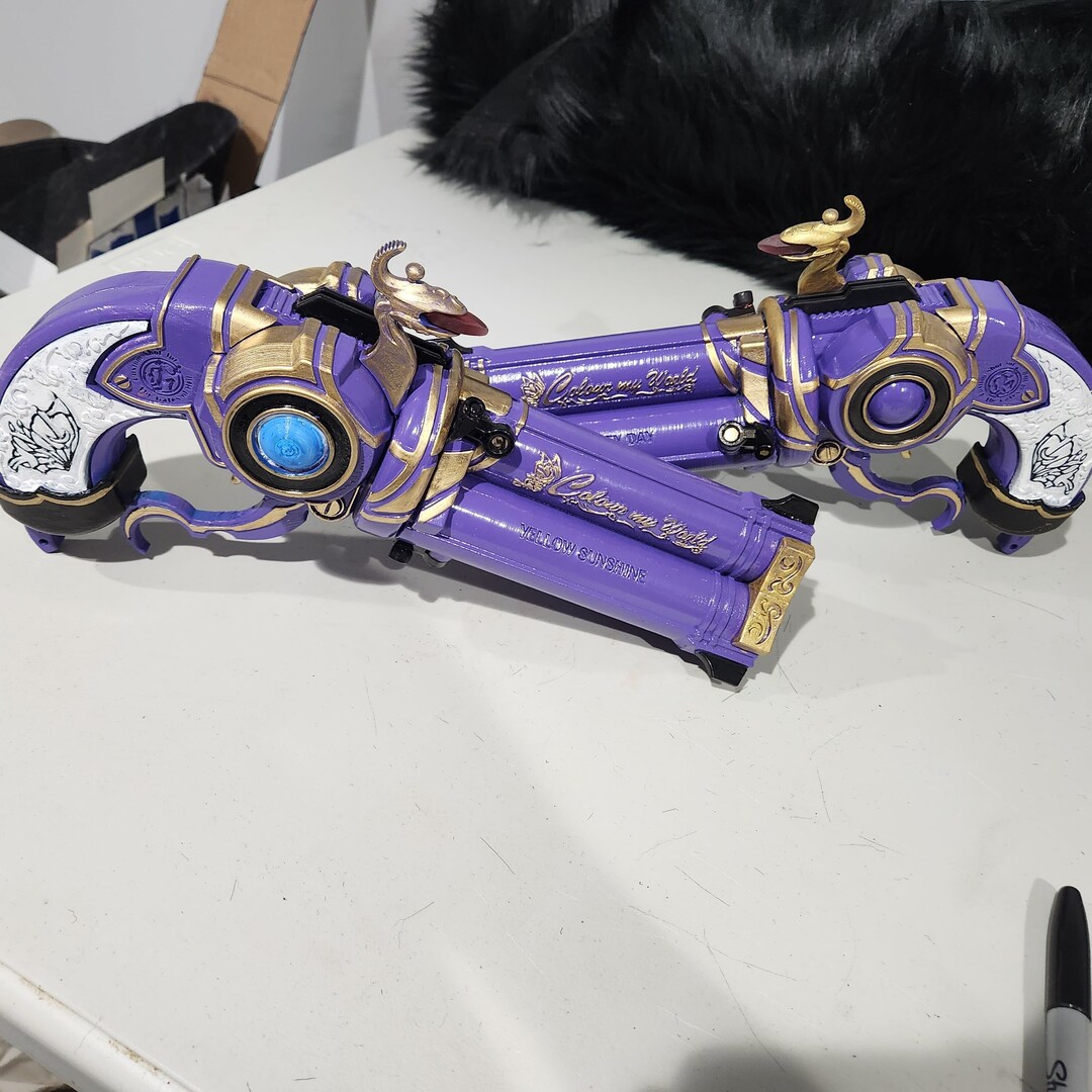 Bayonetta Color My World Guns RAW 3D Print Cosplay Props - Etsy