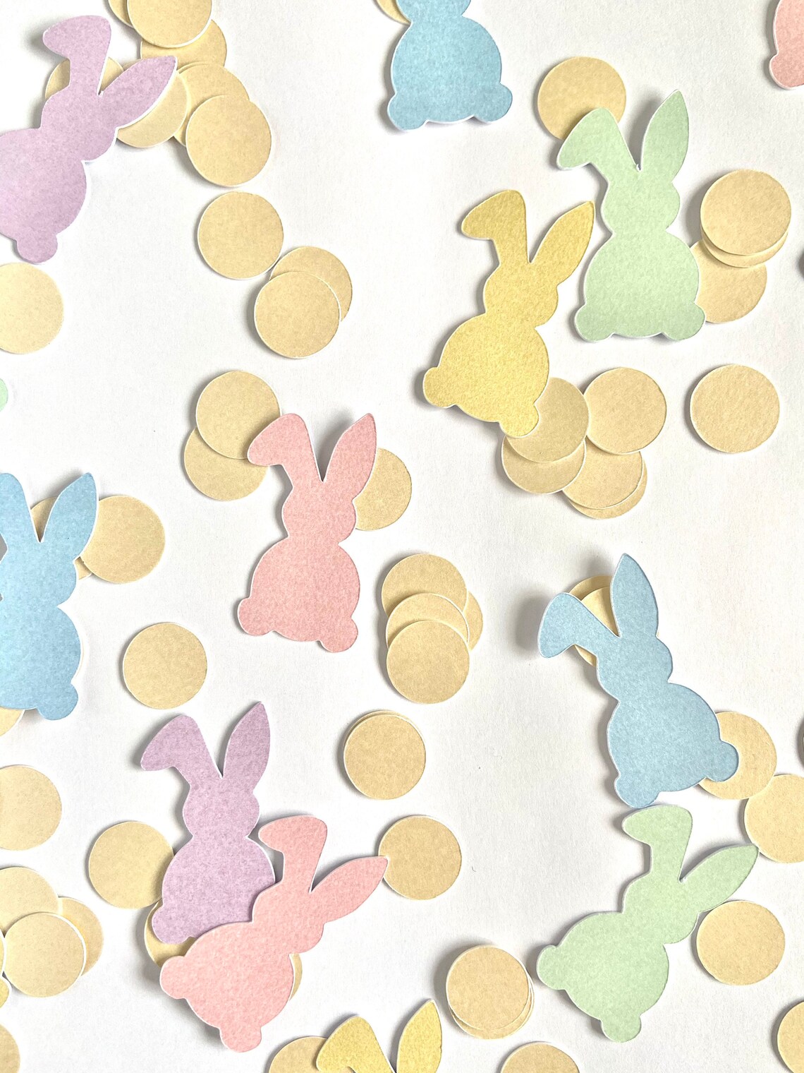 Bunny Table Confetti Easter Table Confetti Bunny Table | Etsy