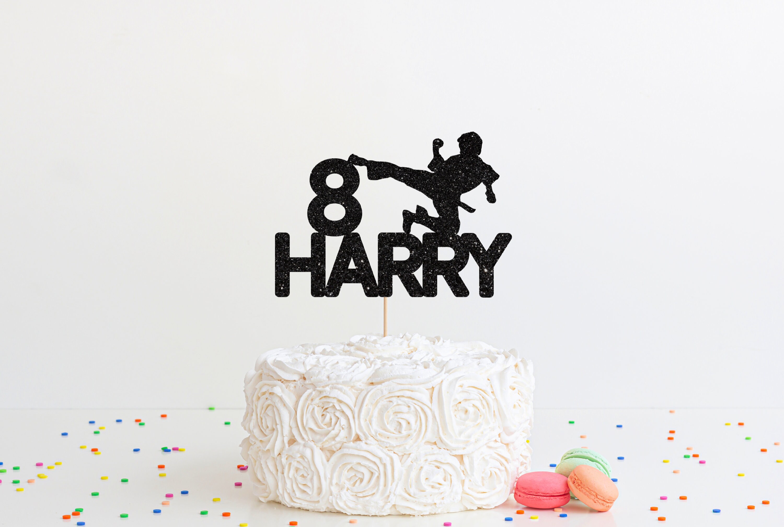 Personalised Karate Birthday Cake Topper Karate Theme Party | Etsy