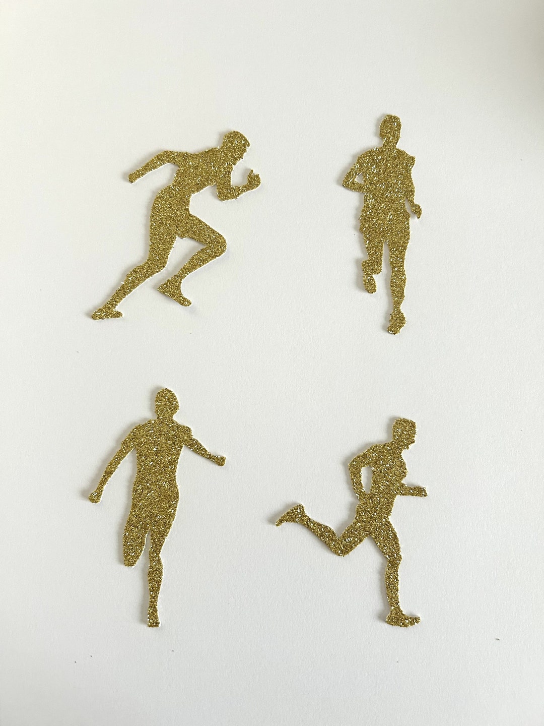 Male Runner Athletics Jogger Cupcake Toppers, Running Athletics Jogger ...