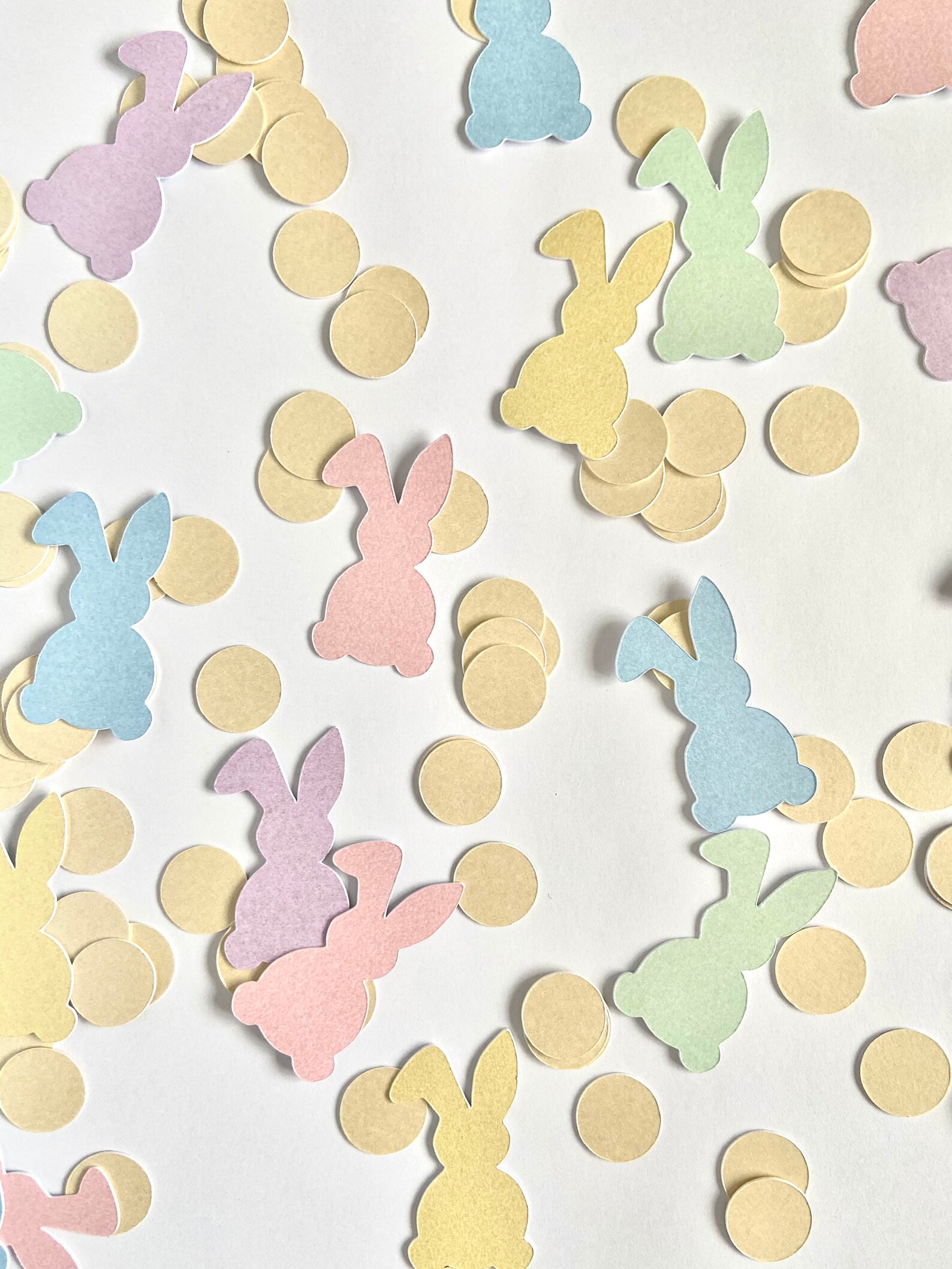 Bunny Table Confetti Easter Table Confetti Bunny Table | Etsy