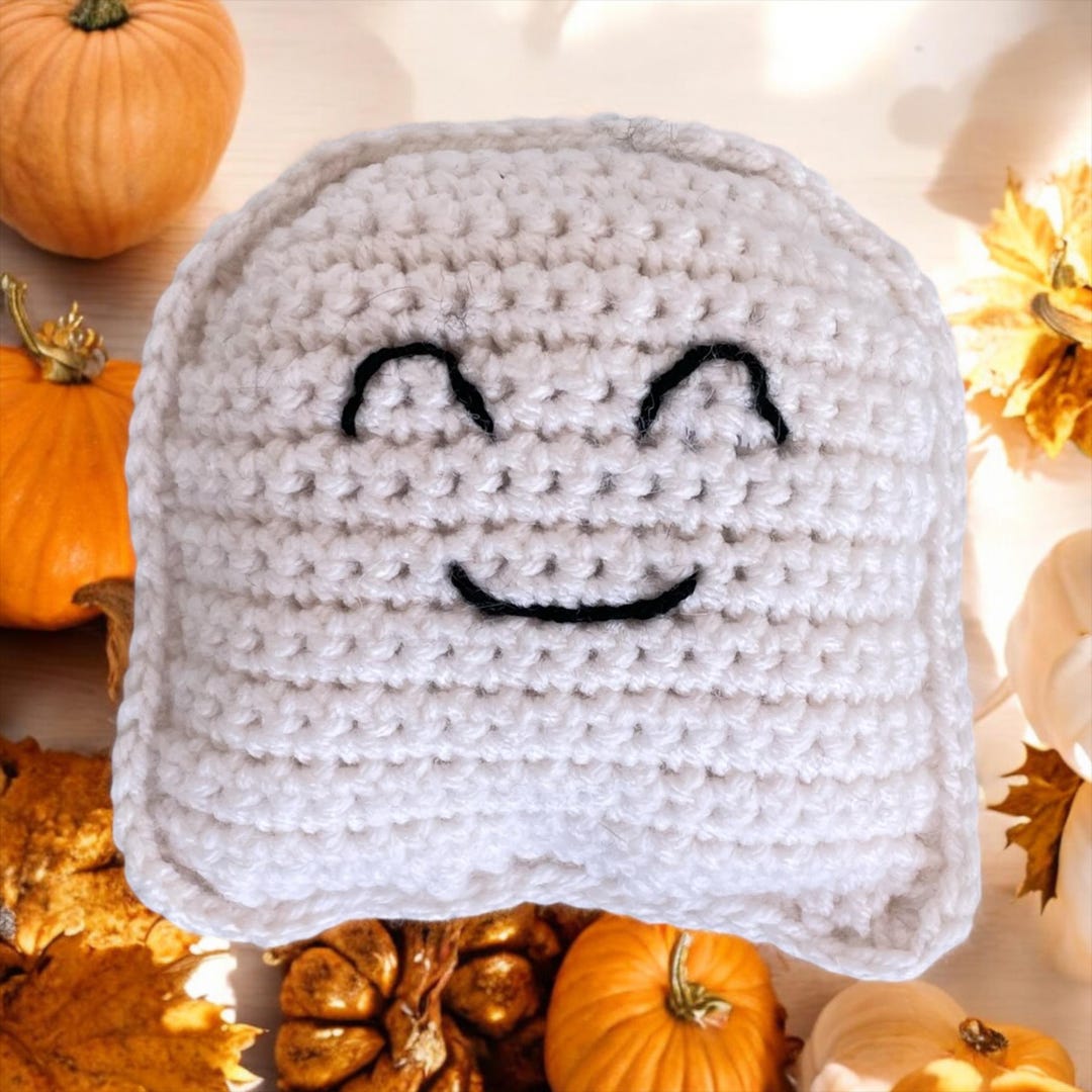 Kawaii Ghost Cuddler, Ghost Amgurumi, Amigurumi Halloween Doll, Kawaii ...