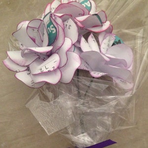Math Roses, Back to School Roses, Teacher Roses, Paper Rose Bouquet ...