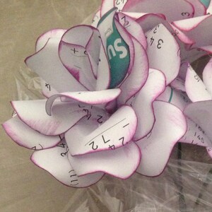 Math Roses, Back to School Roses, Teacher Roses, Paper Rose Bouquet ...