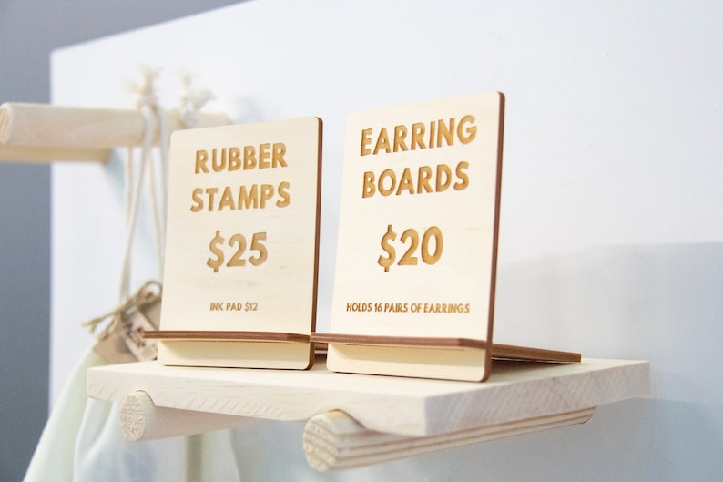 Freestanding Wooden Price Board - Market Stall Sign - Etsy Australia