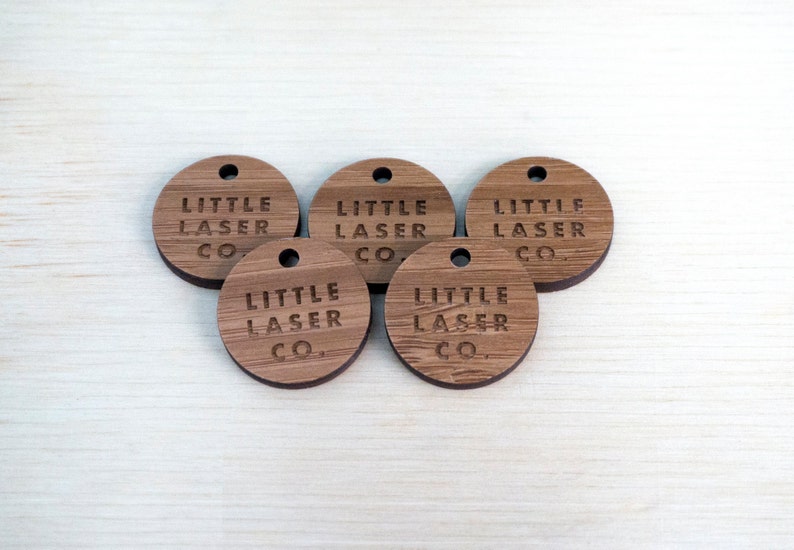 Custom Laser Cut 25mm Circle Tags Wooden Tags Personalised - Etsy Australia
