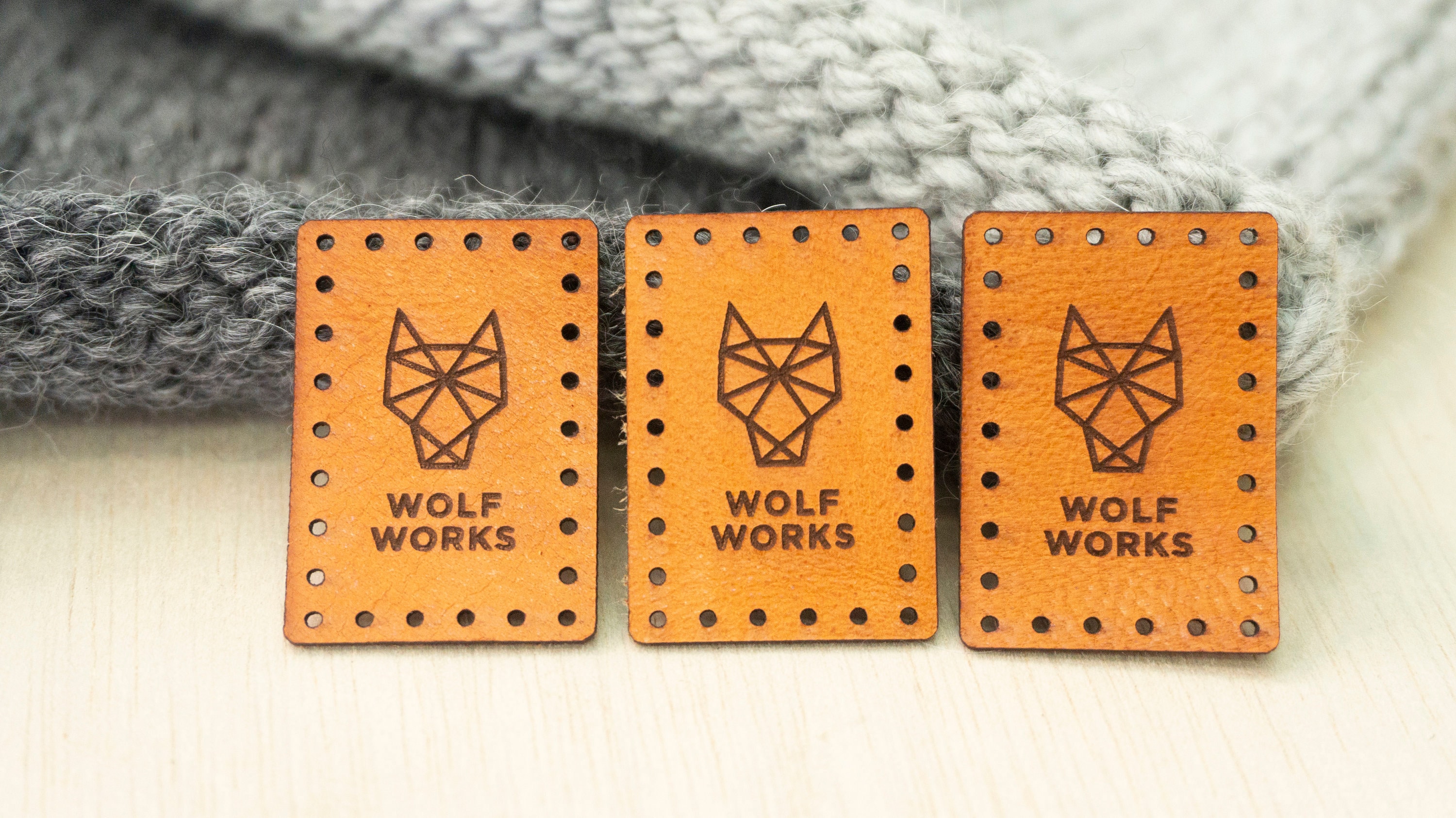 Custom Logo Rectangle Leather Tags Logo Leather Tags - Etsy Australia