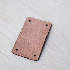 Custom Logo Leather Tags – Laser Cut Sewing Labels - Etsy