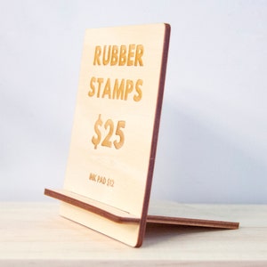 Wooden Price Boards - Market Stall Price Signs - Freestanding Price ...