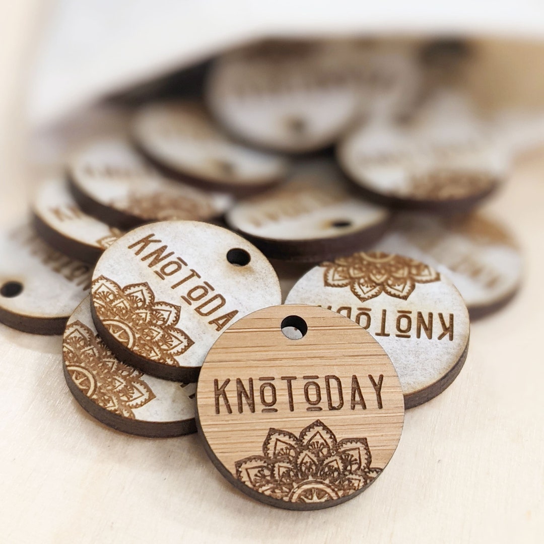 Laser Cut Circle Tags - Wooden Tags - Personalised Tags - Custom ...