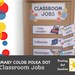 Primary Color Polka Dot Classroom Jobs - Etsy UK