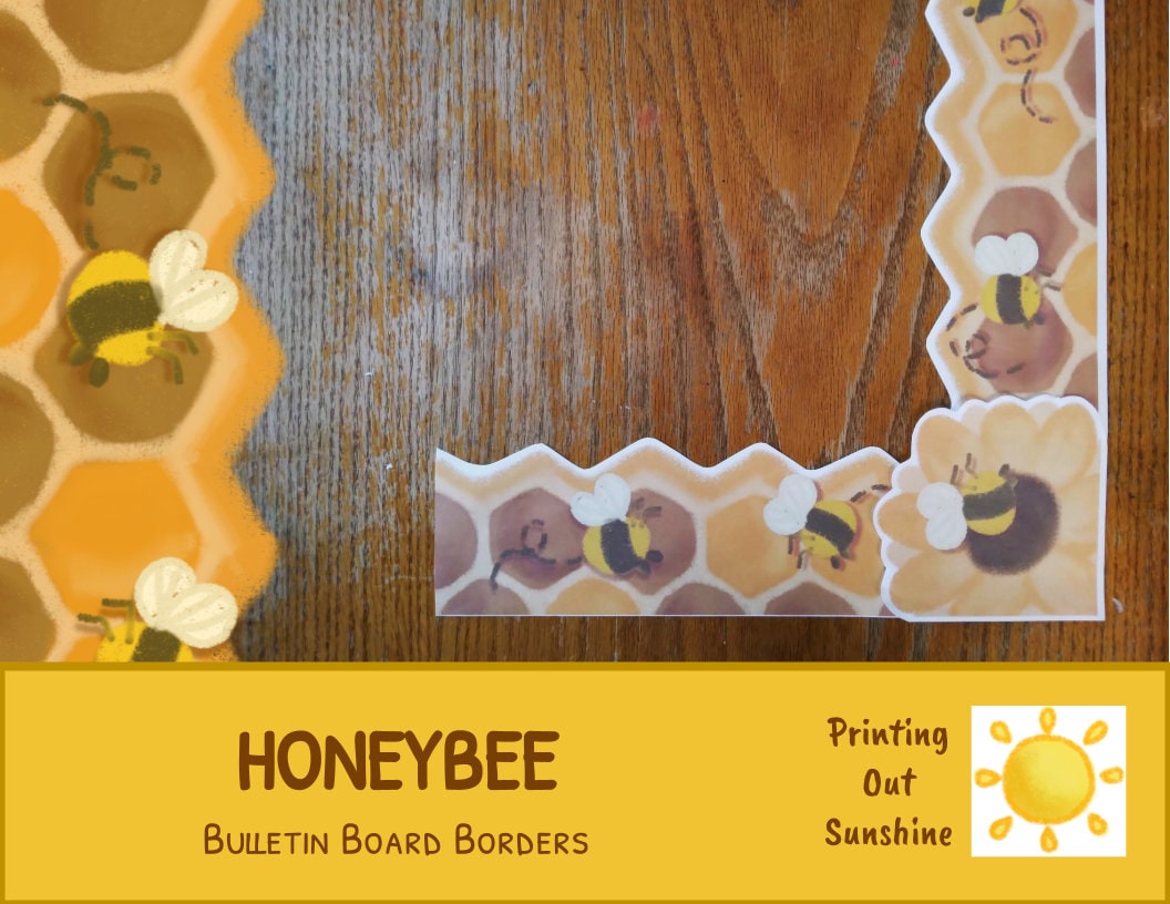 Honeybee Bulletin Board Borders - Etsy