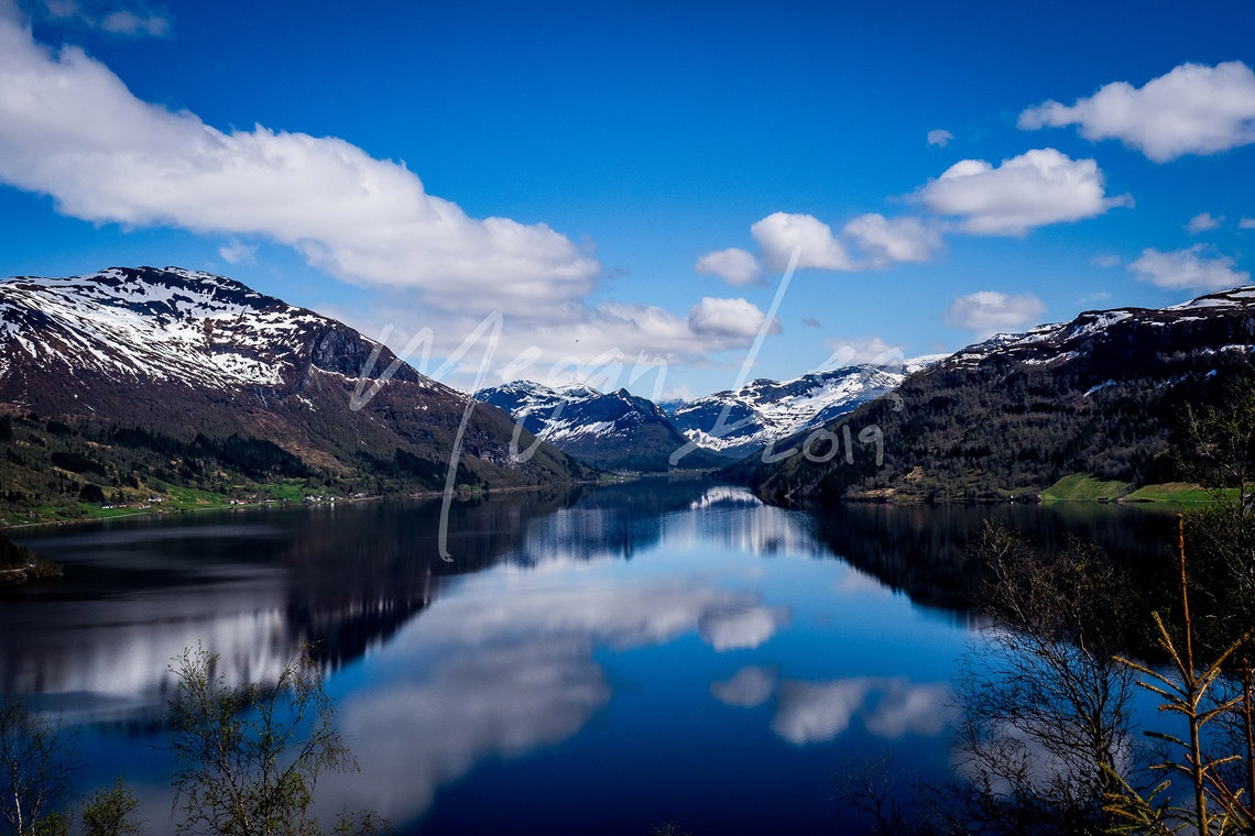 Norwegian Lake in Norway, Digital Download of Photograph by Megan Lea ...