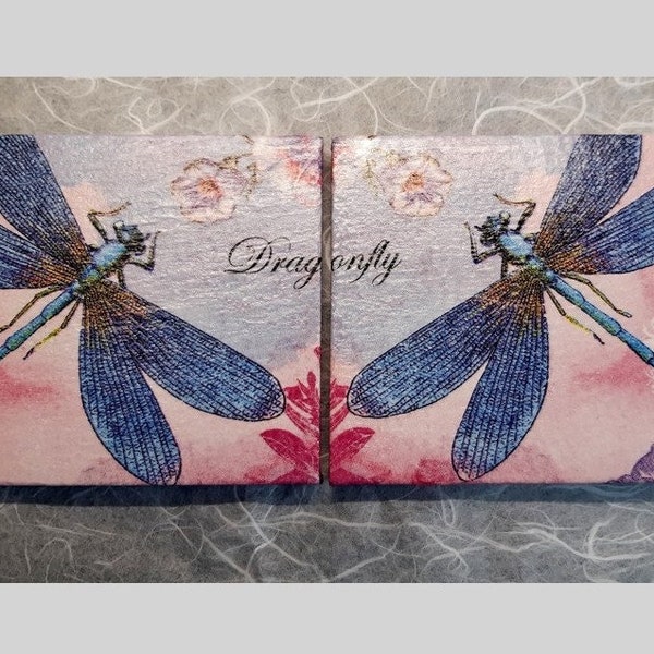 Dragonfly Coasters - Etsy UK