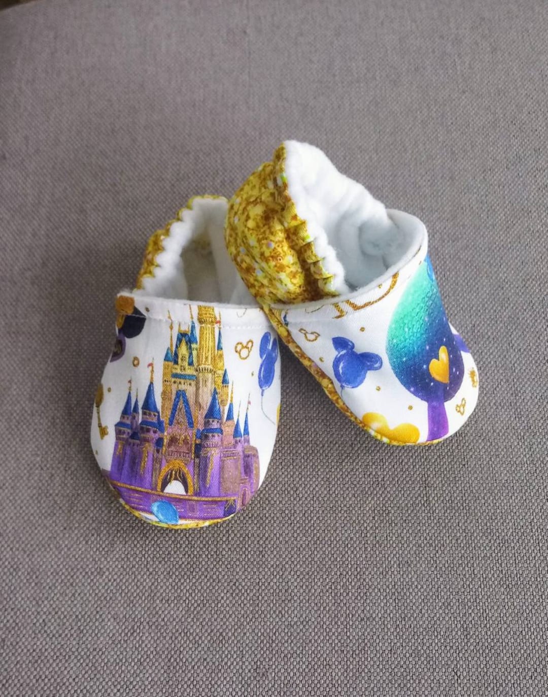 Disney Castle Theme Baby Shoes - Etsy